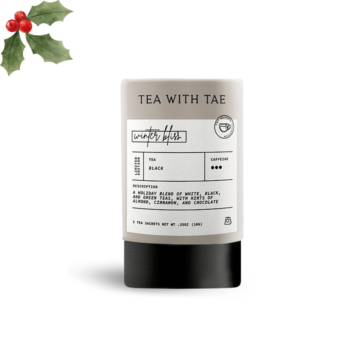 Winter Bliss Mini Tea Tube (5 tea bags)